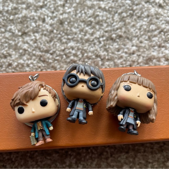 Funko | Holiday | Pop Funko Mini Keychains Harry Potter Hermione Newt ...